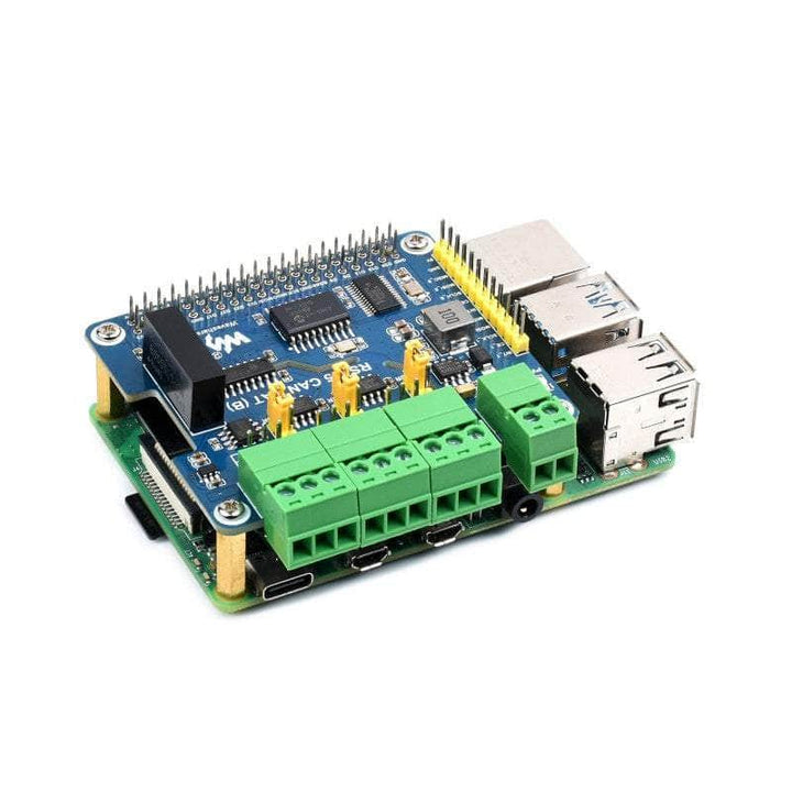 Isolated RS485 CAN HAT For Raspberry Pi, 2-Ch RS485, 1-Ch CAN – IOT Store