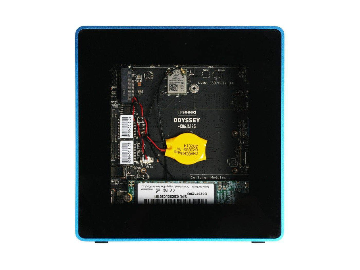 Odyssey Blue Intel Celeron J4125 Quad-Core Win10 Mini PC 128GB SSD ...